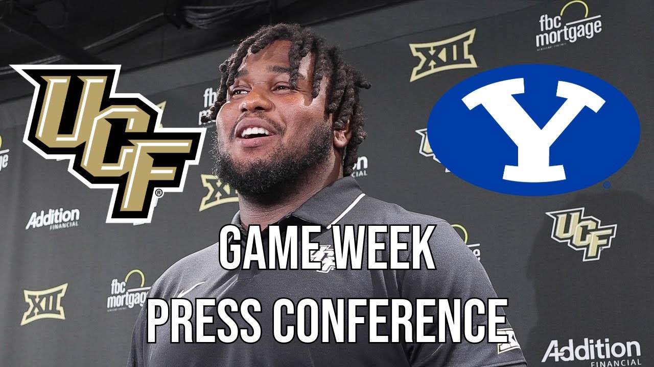 UCF Football: OL Adrian Medley Press Conference - BYU Week ⚔️🏈 - YouTube