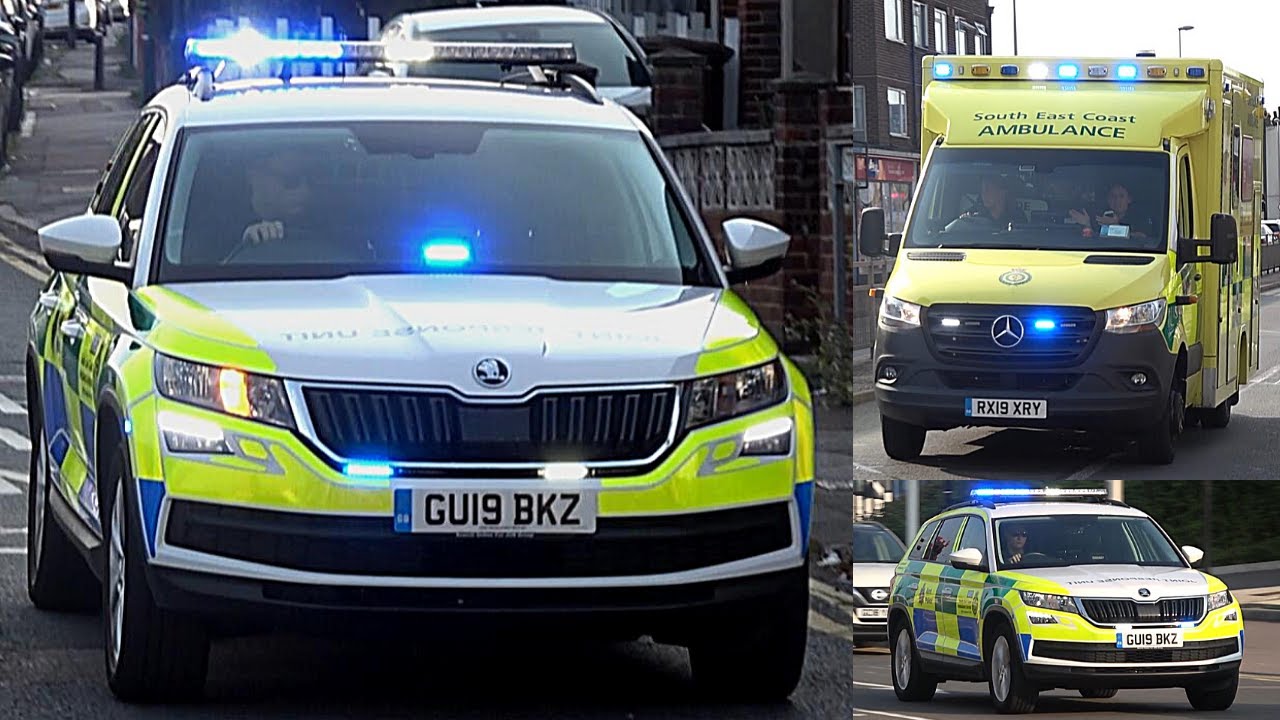 Category 1 Call - Police & Ambulance Joint Response Unit Responding w ...