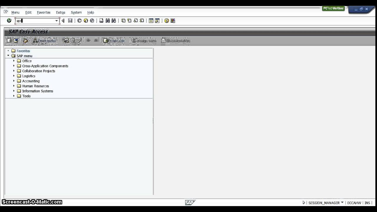 5. SPRO to get into the IMG screen in SAP - YouTube