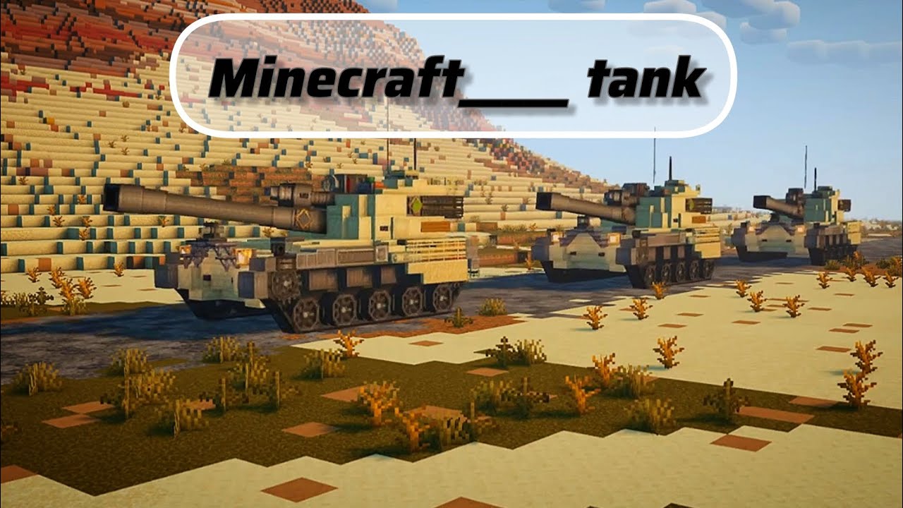 Tank add-on version 1.21.110 | minecraft new tank mod - YouTube