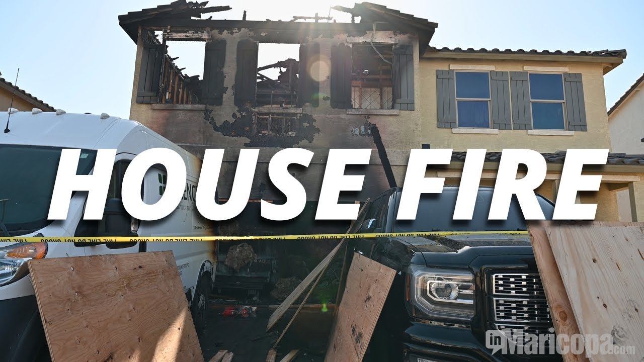 House fire aftermath - YouTube