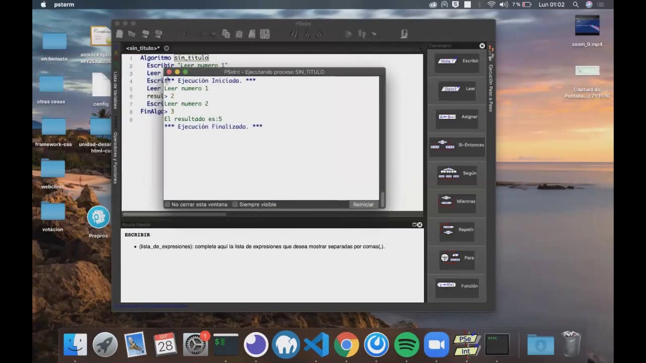 Descargar PseInt en Mac 2020 - YouTube