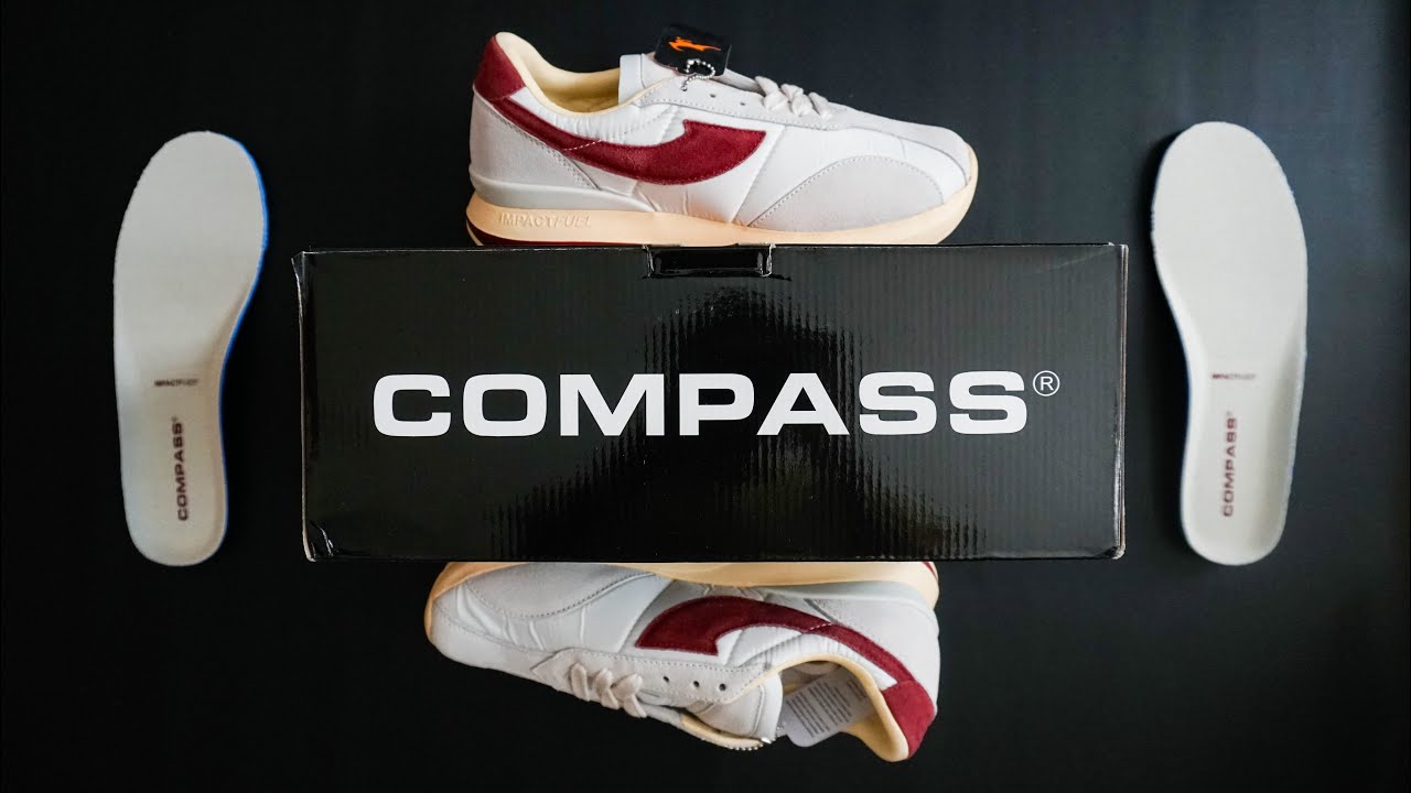 Review dan Unboxing Sepatu Compass Velocity Creme Edition Cherry Merah ...