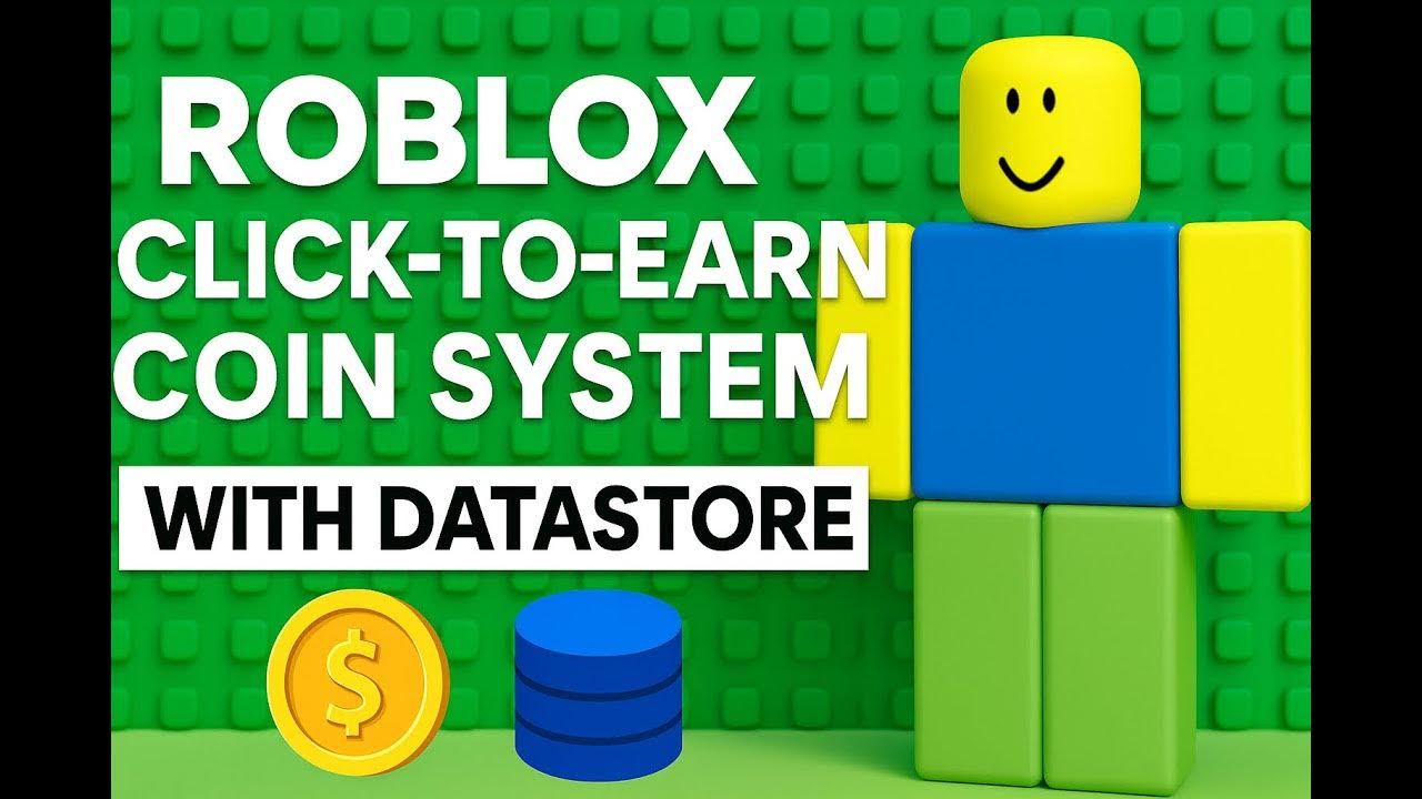 Roblox Click-to-Earn Coin System with DataStore | Save Player Progress! - YouTube