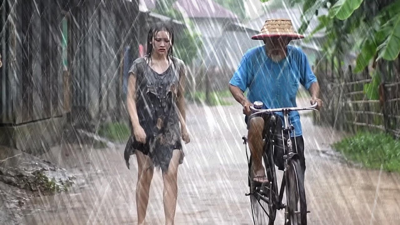 Relaxing Rain Walk in a Quiet Village | Deep Sleep & Stress Relief ...