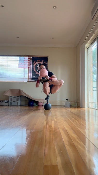 INSANE Balancing Pistol Squats - YouTube