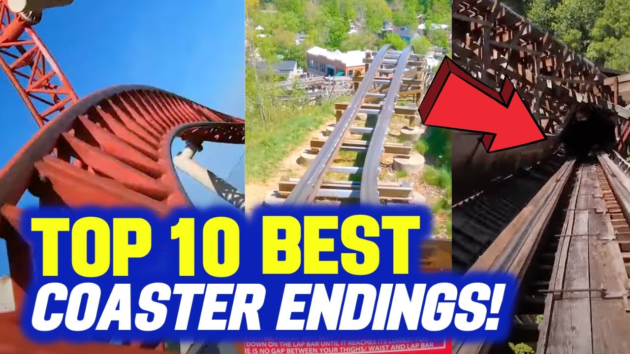 Top 10 BEST Roller Coaster Endings - RANKED! - YouTube