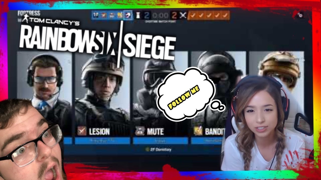 Rainbow Six Siege Moments | Girl Twitch Streamer OMG | - YouTube
