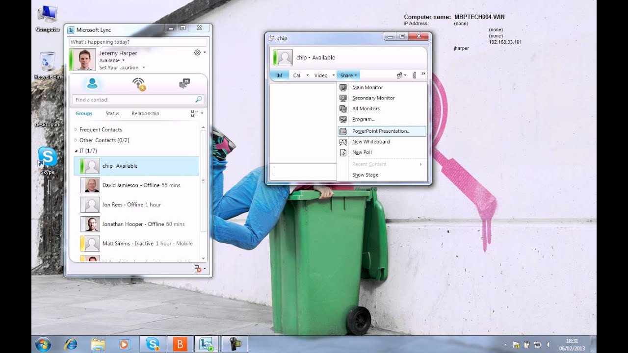Enhance your instant messaging session pt 2 - YouTube