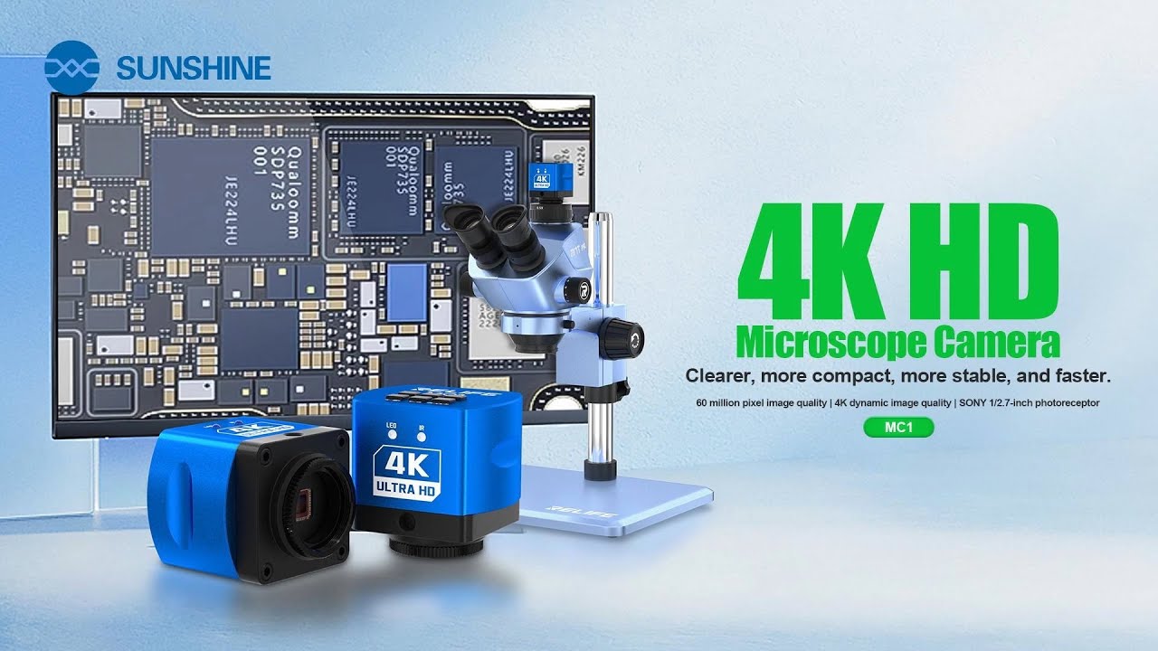 RELIFE MC1 4K HD microscope camera - YouTube
