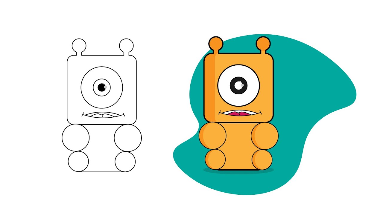 Flat Character Illustration Tips Tutorial | Adobe Illustrator Character ...