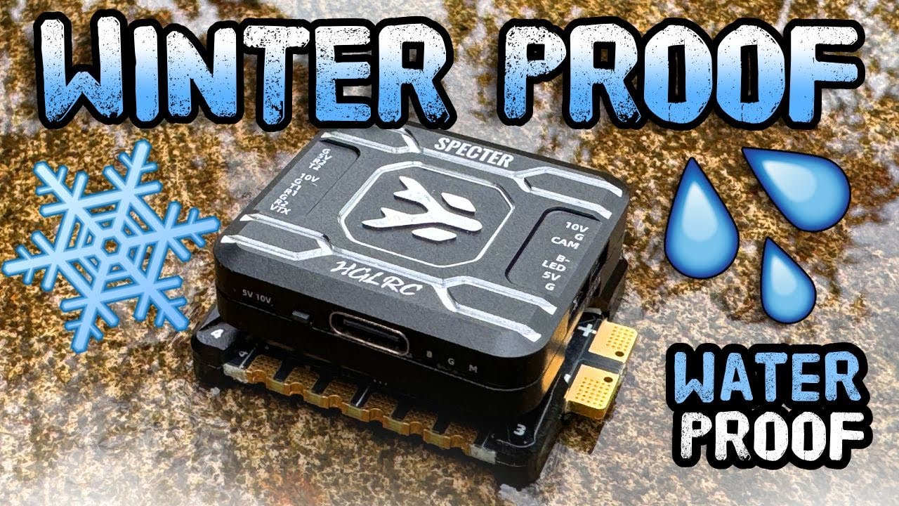 Water Proof Flight Controller & ESC to use for Wet Winter Drone Flying ...