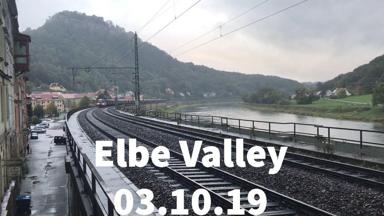 Trains in the Elbe Valley/Zugverkehr Elbtal 03.10.19 - YouTube