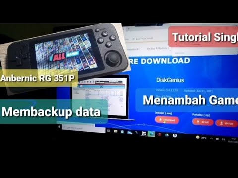 Cara Menambah dan Membackup Games di Anbernic RG-351P - YouTube