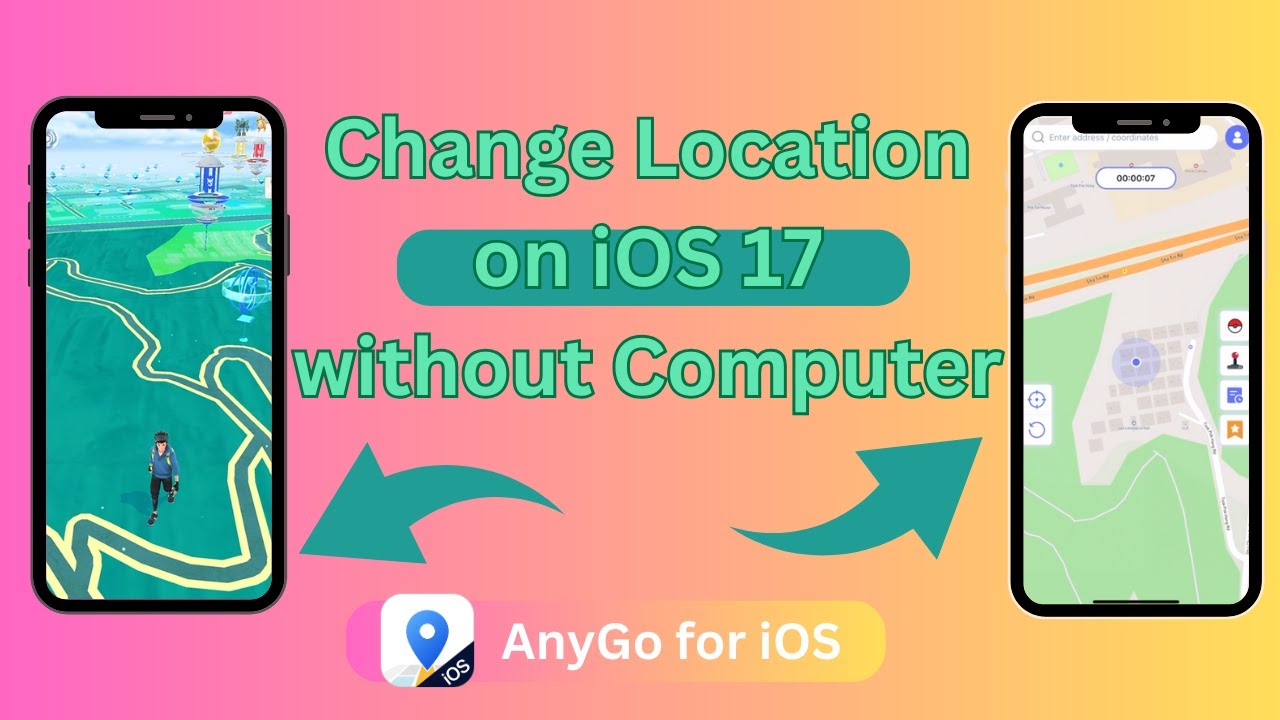 How to Change Location on iOS 17 without Computer | AnyGo for iOS App ...