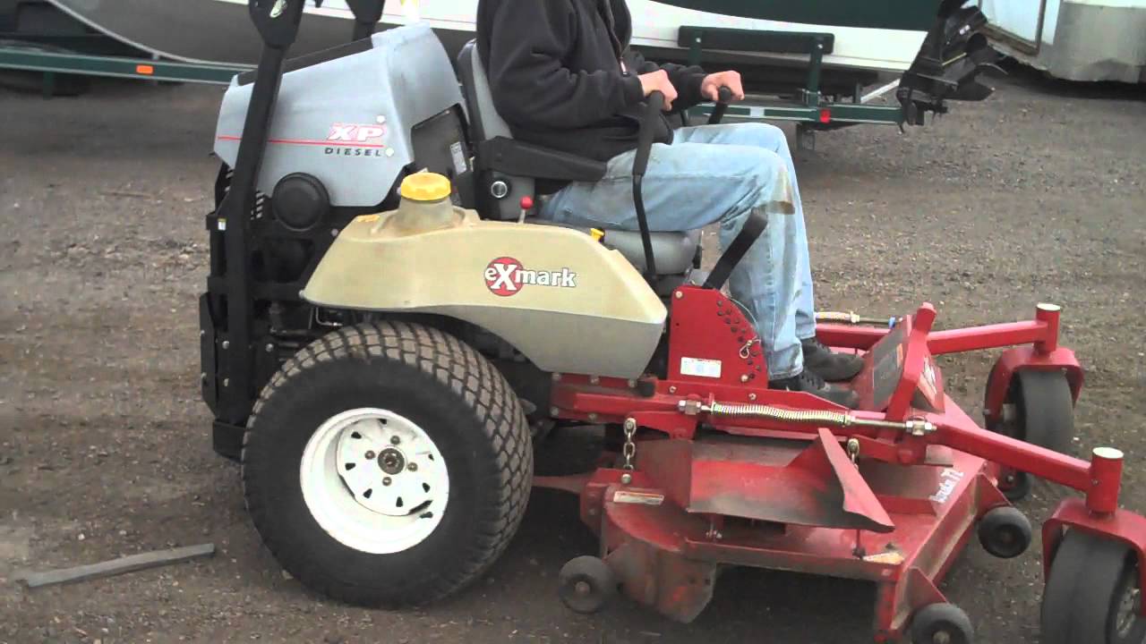 Exmark Lazer ZXP Ultracut 72" - YouTube