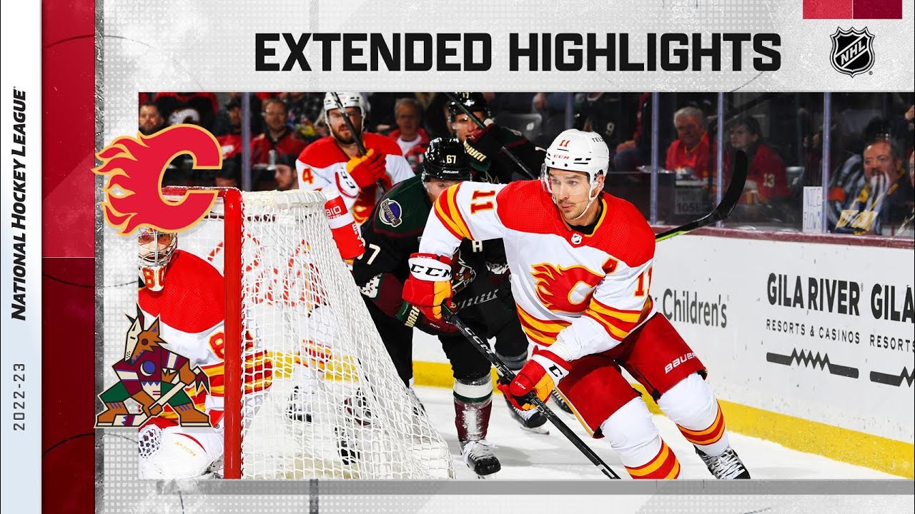 Calgary Flames vs. Arizona Coyotes Feb 22, 2023 HIGHLIGHTS - YouTube