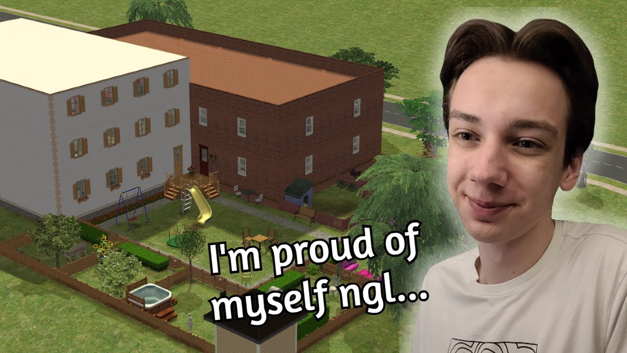 I built a *big* apartment building in the sims 2 - YouTube