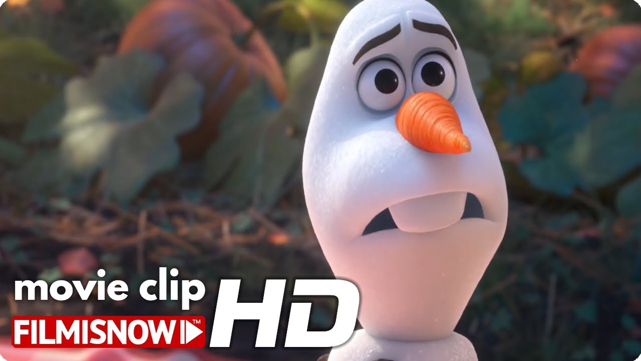 AT HOME WITH OLAF "Fun With Snow" Clip (2020) Disney + Frozen 2 Spin ...