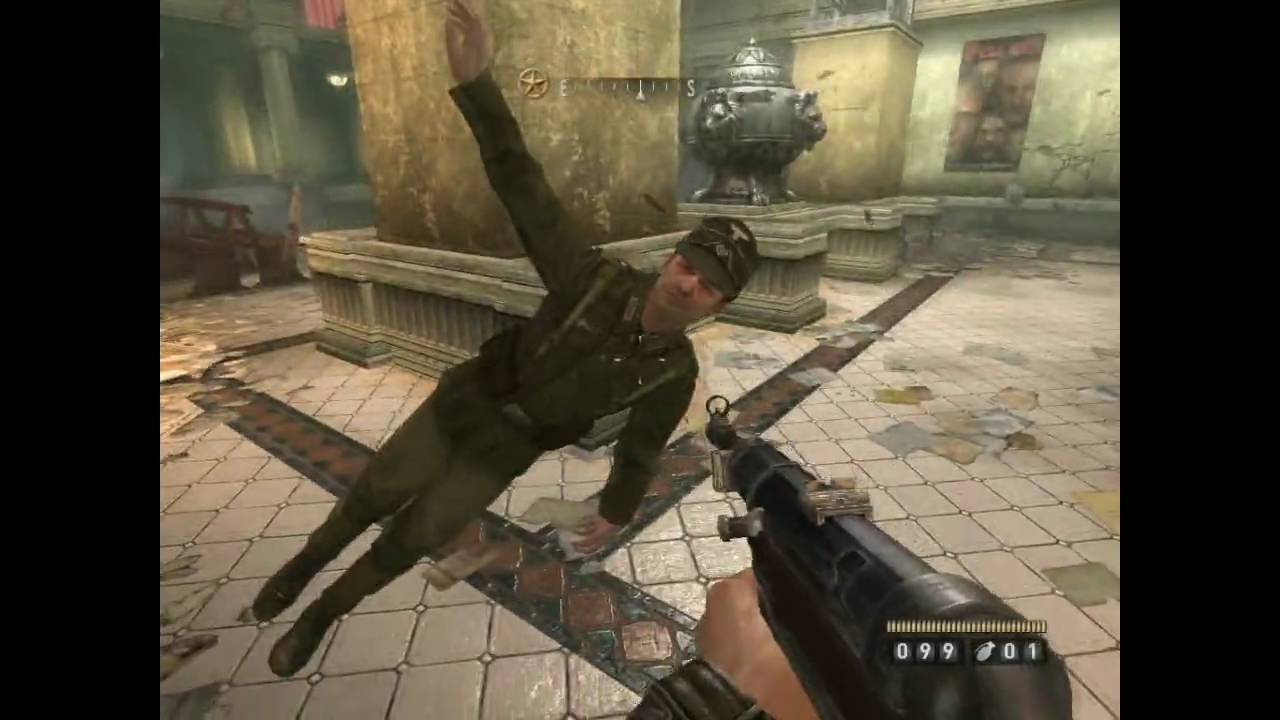 Wolfenstein - Crazy German Strikes a Pose! xD - YouTube