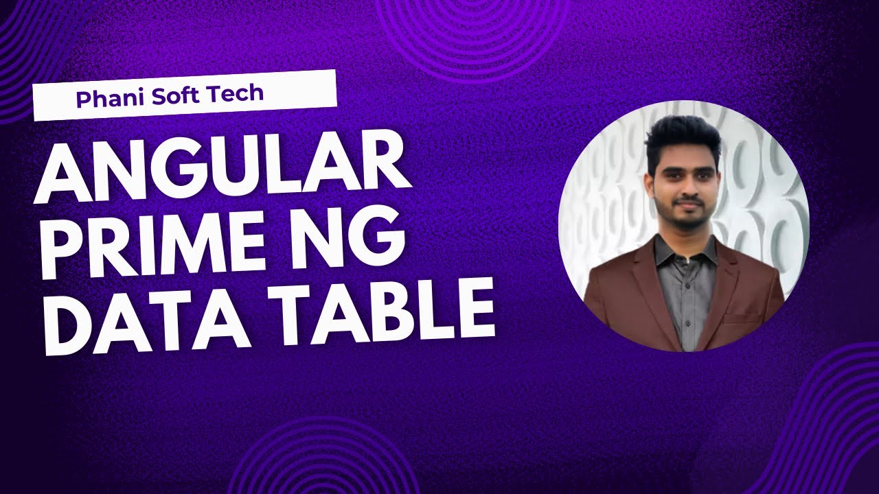 Angular With Primeng Data Table Implementation By Phanindra Kumar 8443