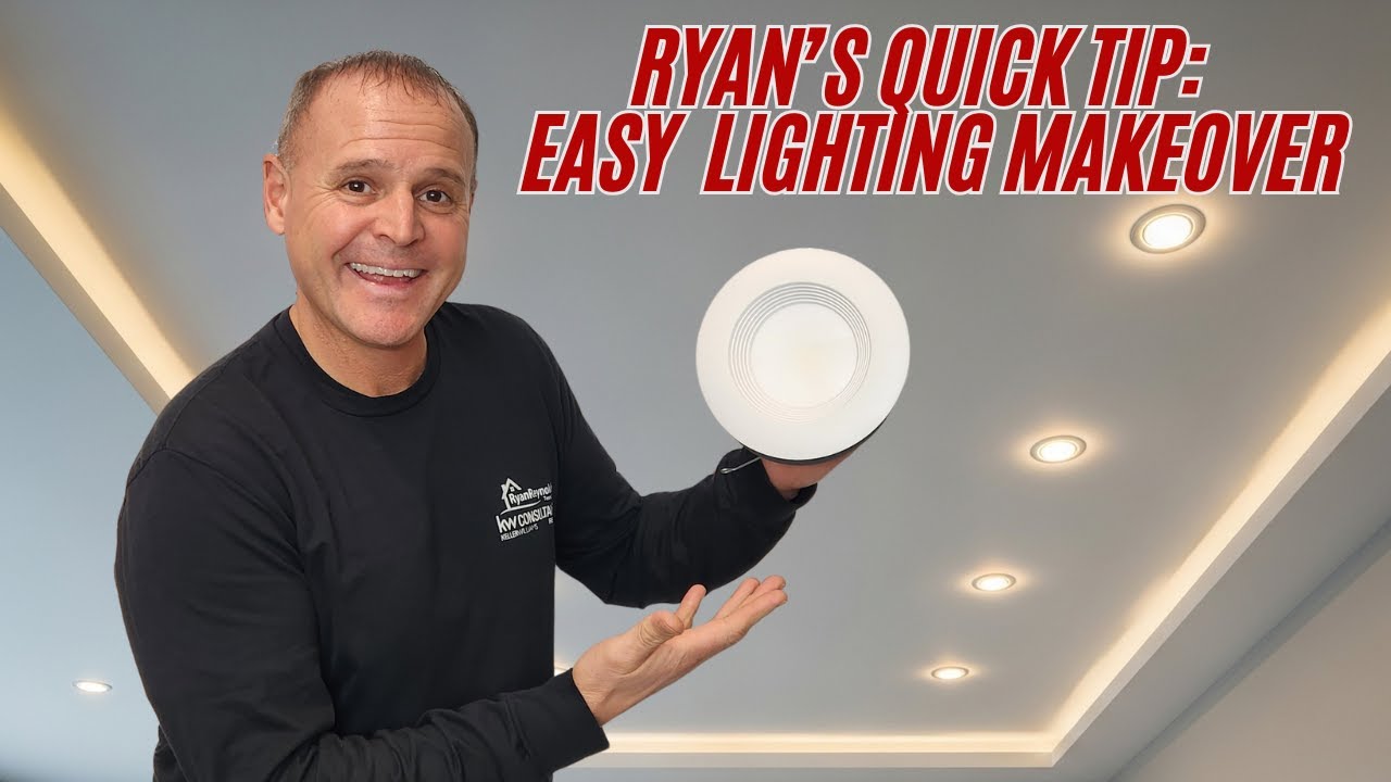 Ryan's Quick Tip: Easy Recessed Lighting Makeover - YouTube