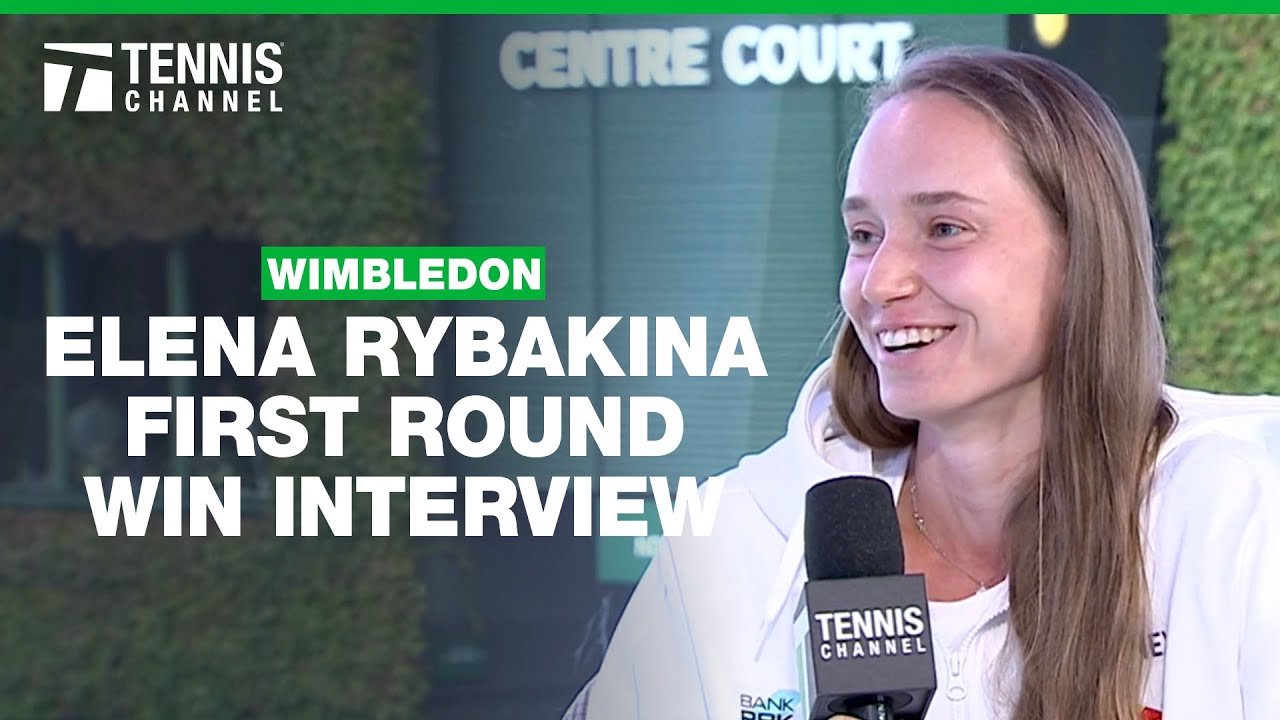 Elena Rybakina on Her 2024 Season | 2024 Wimbledon First Round - YouTube
