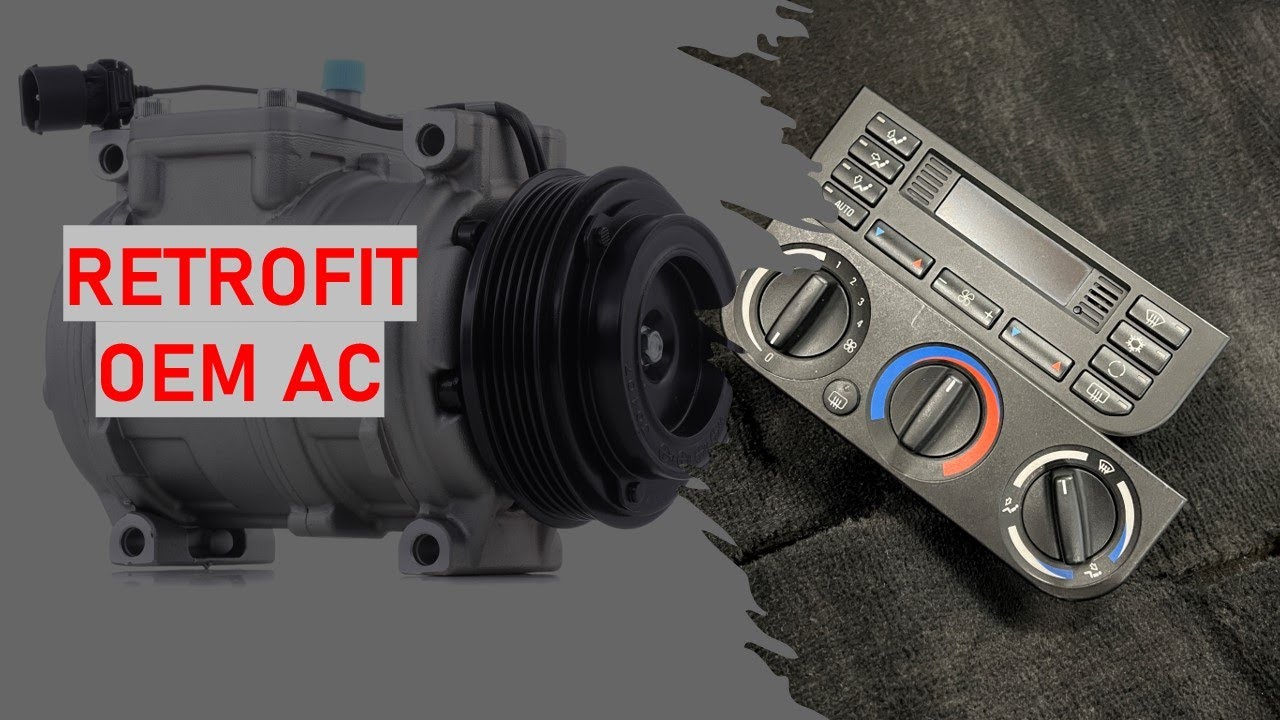 OEM AC RETROFIT ! BMW E36 328i Cabrio I MC MOTORS - YouTube