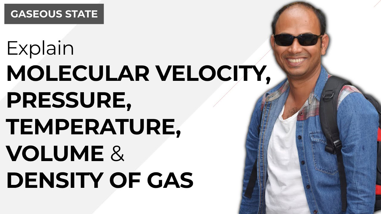 Derive the relation between molecular velocity, pressure, temperature ...