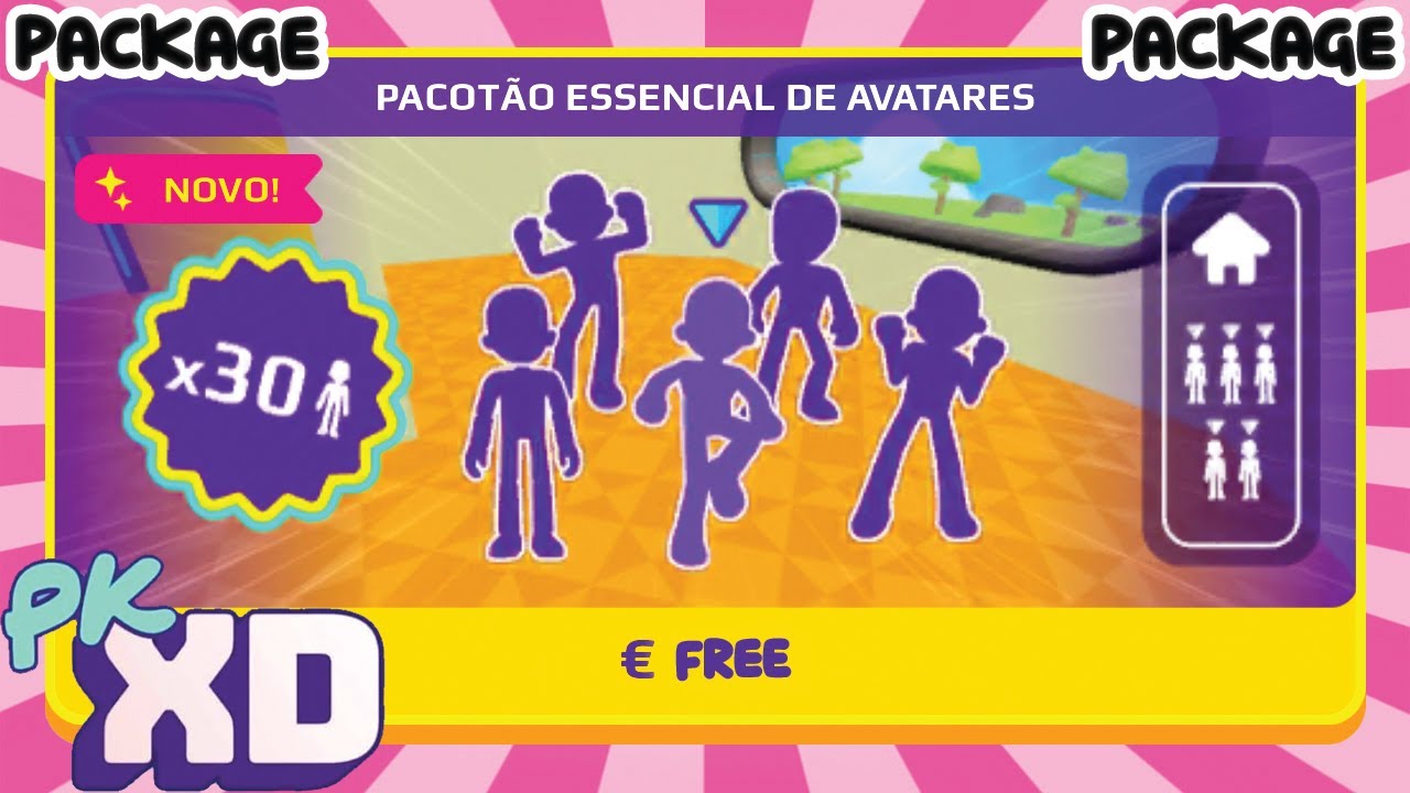 PK XD Basic Avatar Mega Pack | Pacotão Essencial de Avatares | PK XD ...