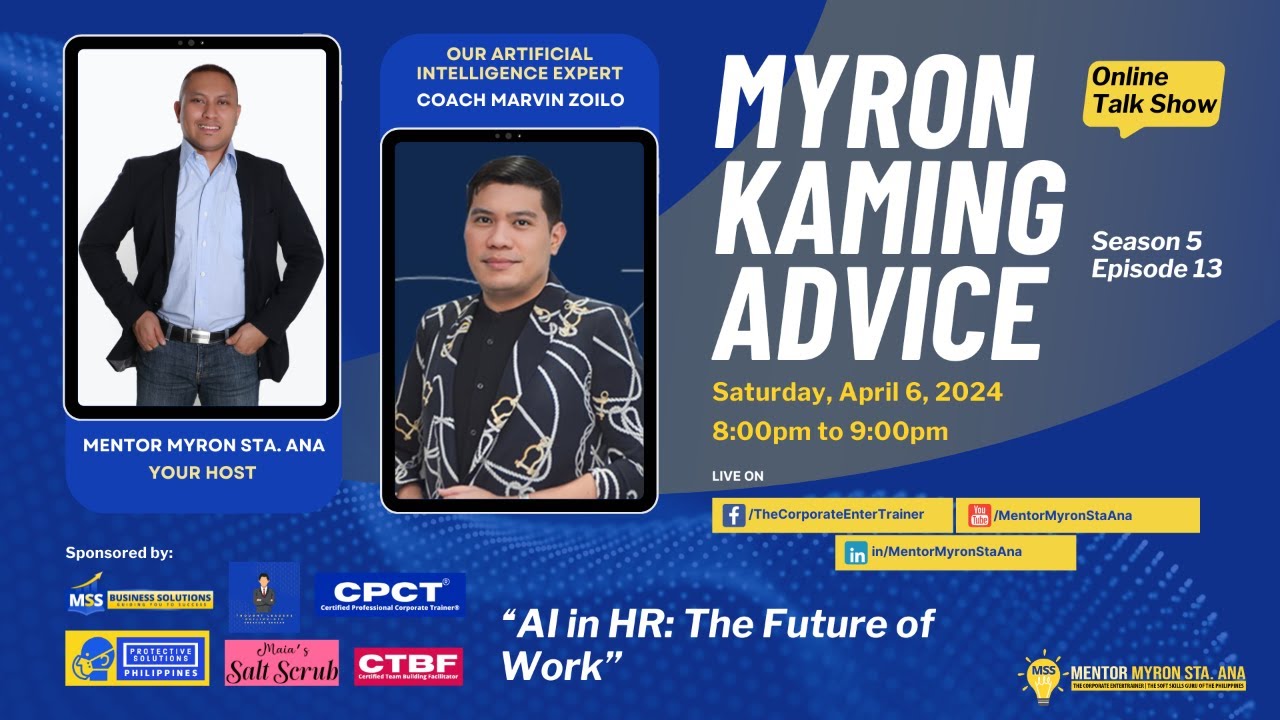 Myron Kaming Advice Season 5, Episode 13 w/ Coach Marvin Zoilo - YouTube
