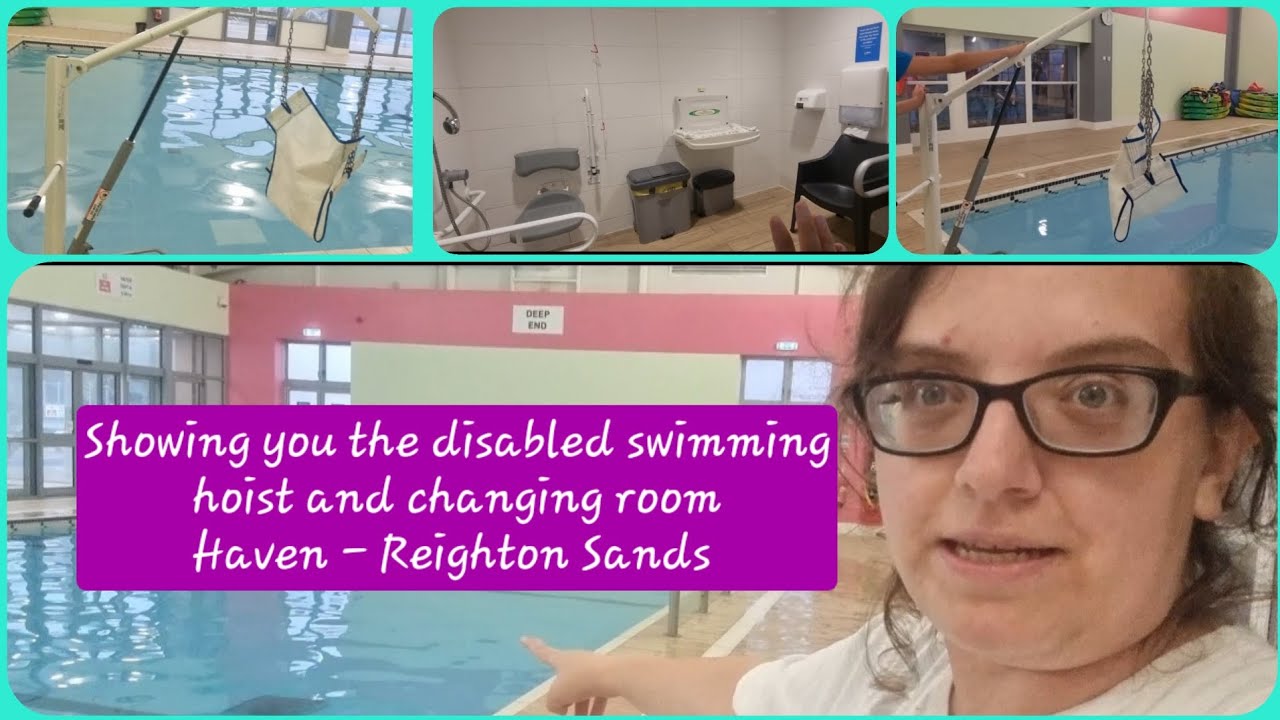 Showing you Swimming Hoist for disabilities at Reighton Sands #haven # ...