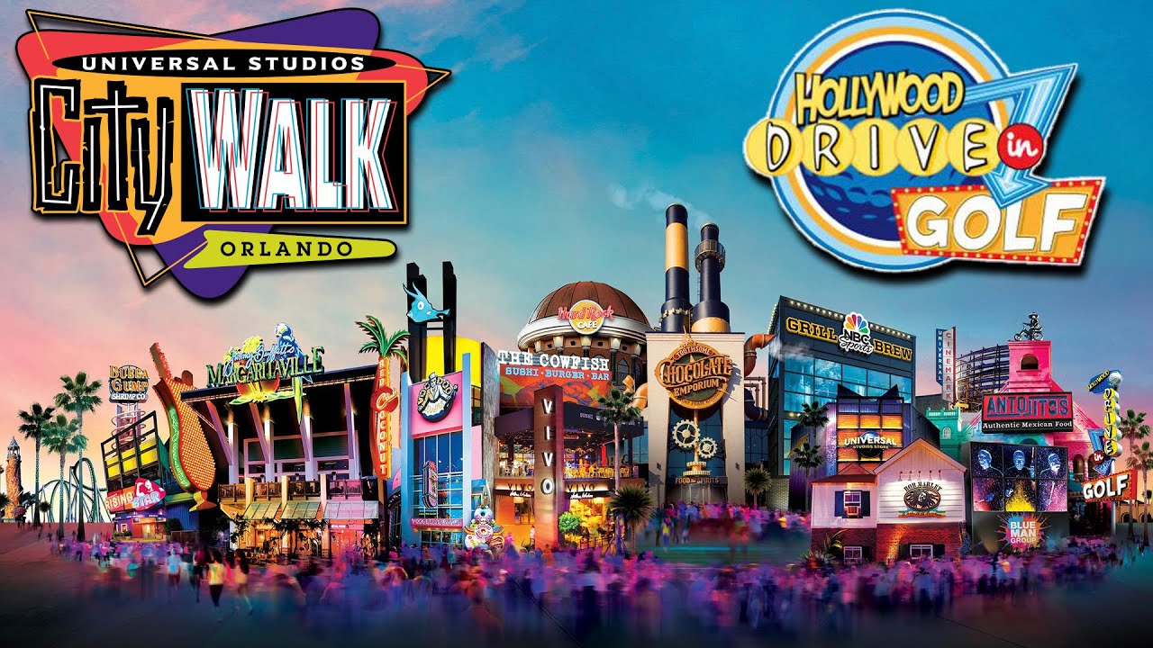 Mini Golf at Universal City Walk! | Hollywood Drive-in Golf - YouTube