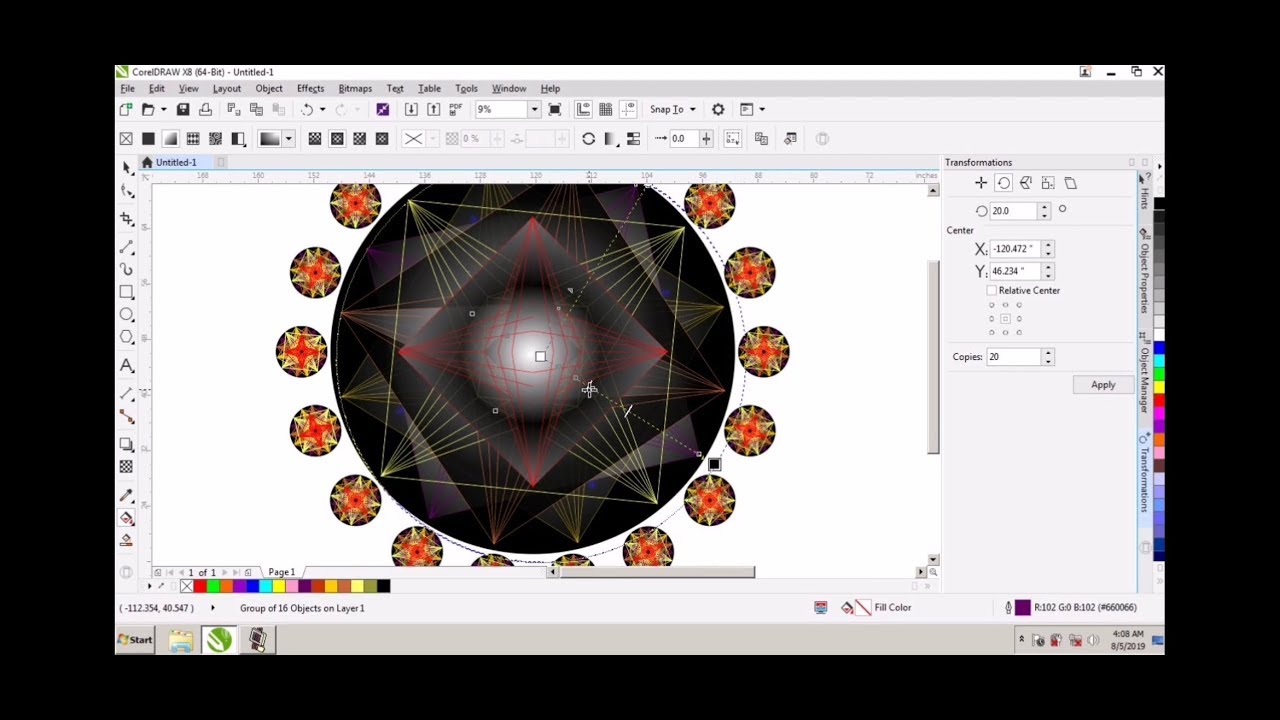 Steps on how to make illusion design - YouTube