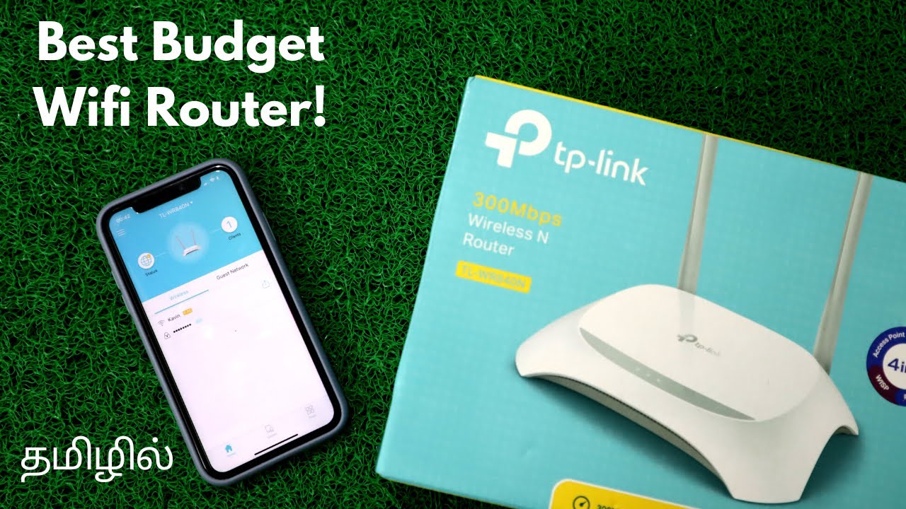 TP-Link Wireless Router TL-WR840N Unboxing | Tether App | Password ...