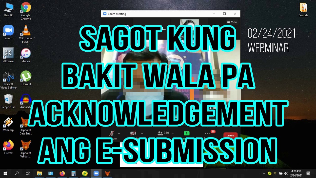 NO eSubmission Validation Report Received | NO ACKNOWLEDGEMENT RECEIPT ...