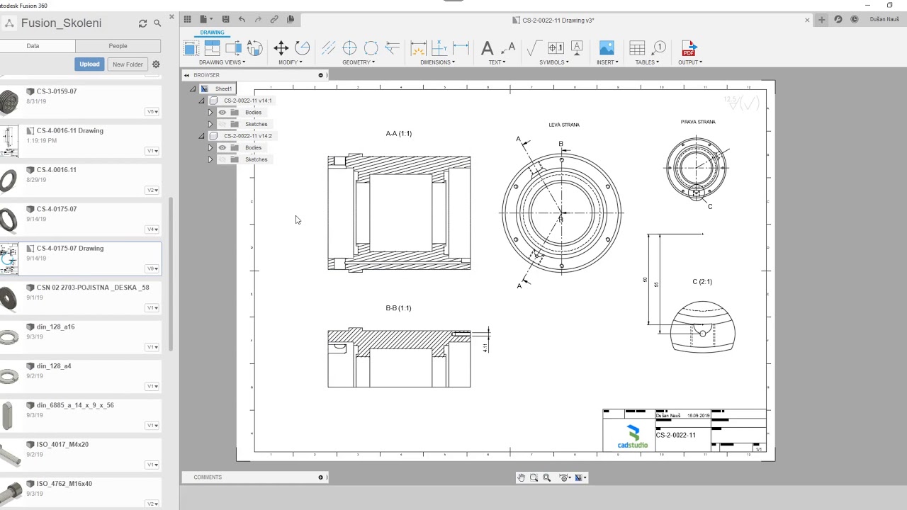 Video 3 Fusion 360 ISO 1302 1978 - YouTube