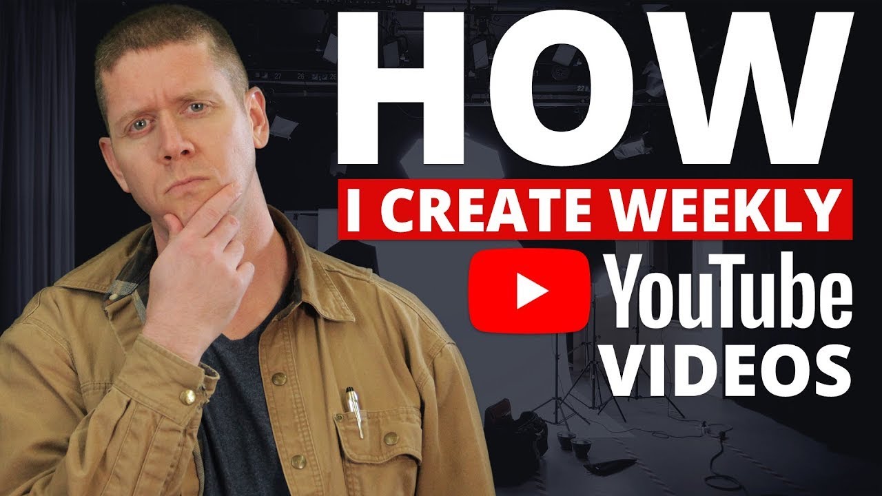 How I Create Weekly YouTube Videos - YouTube