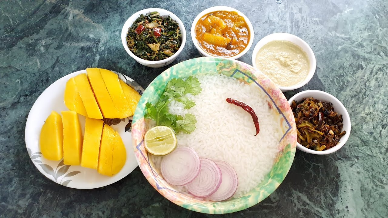 Pakhala Bhaat | Traditional Odisha Delicacy | Pakhala Thali | Best for ...
