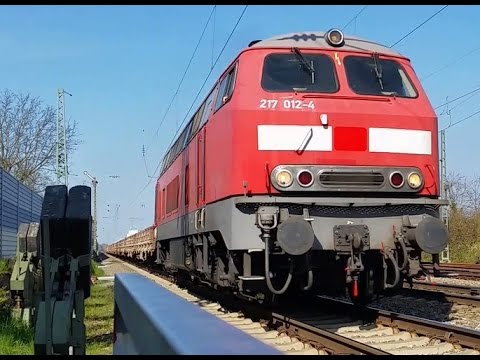 BR 217 mit Leerzug - YouTube
