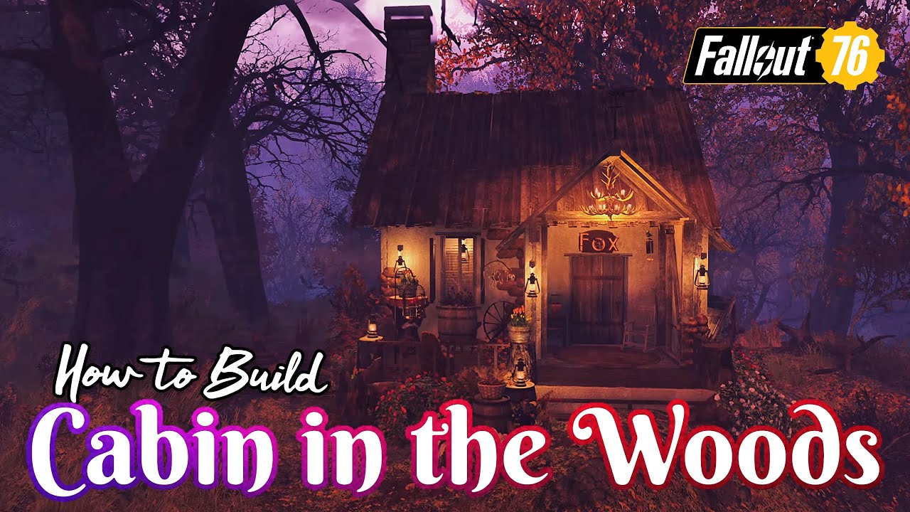 Cabin in the Woods CAMP Build Showcase & How to Build Tutorial 4K # ...