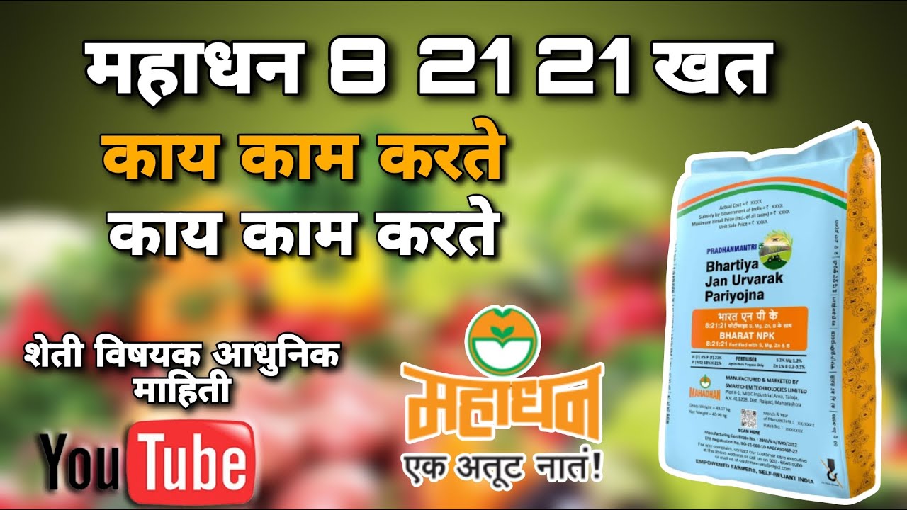 8 21 21 महाधन किंमत | 8 21 21 mahadhan | 8 21 21 fertilizer (@digital_yuva_shetkari ) - YouTube