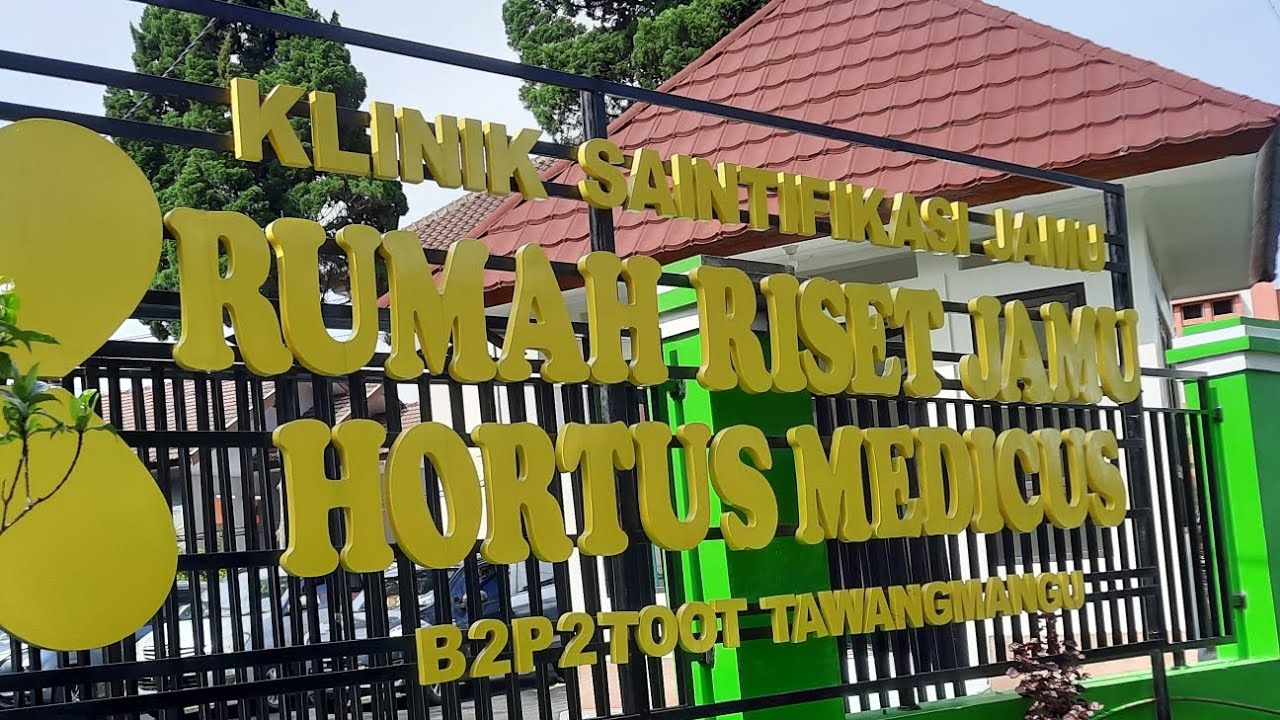 Rumah Riset Jamu HORTUS MEDICUS Tawangmangu | Klinik Saintifikasi Jamu ...