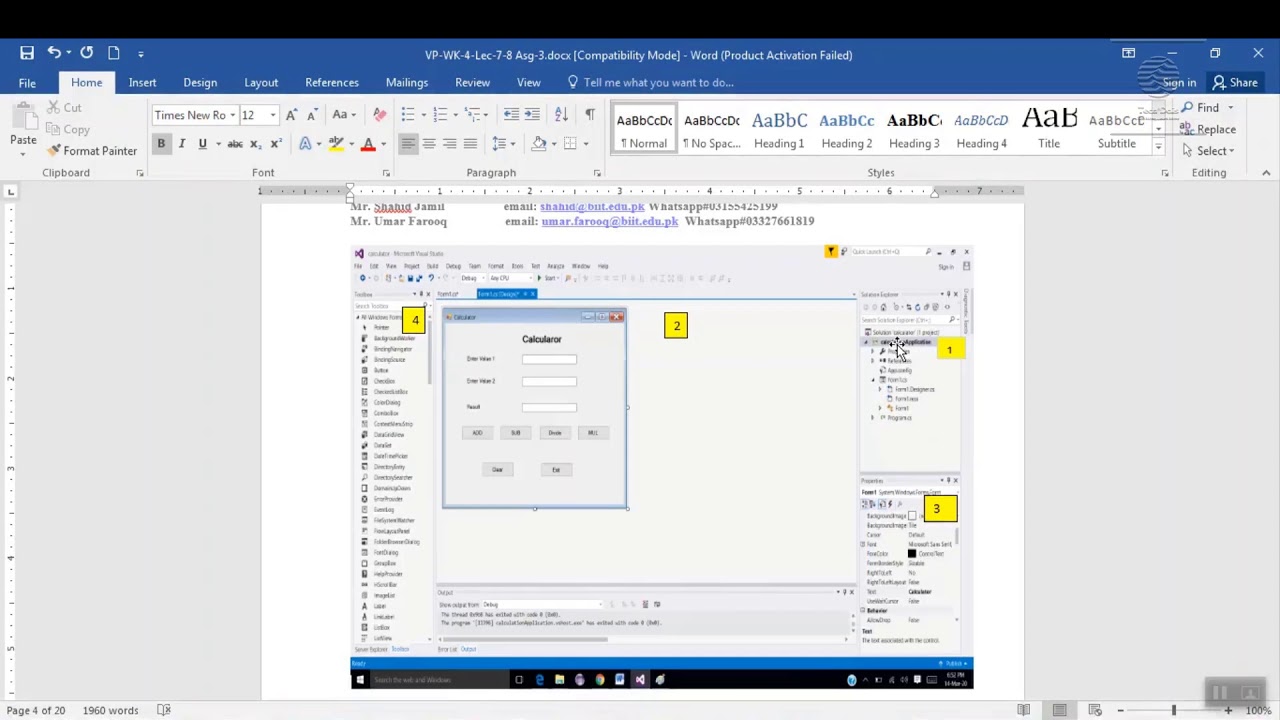Windows Form Application in C# Part-1 - YouTube