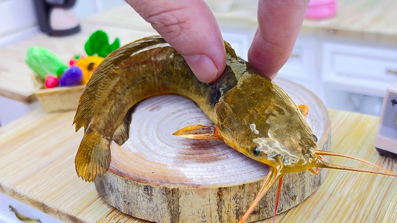 Go Catch Fish And Cook Fried Catfish In The Tiny Kitchen | Asmr Cooking ...