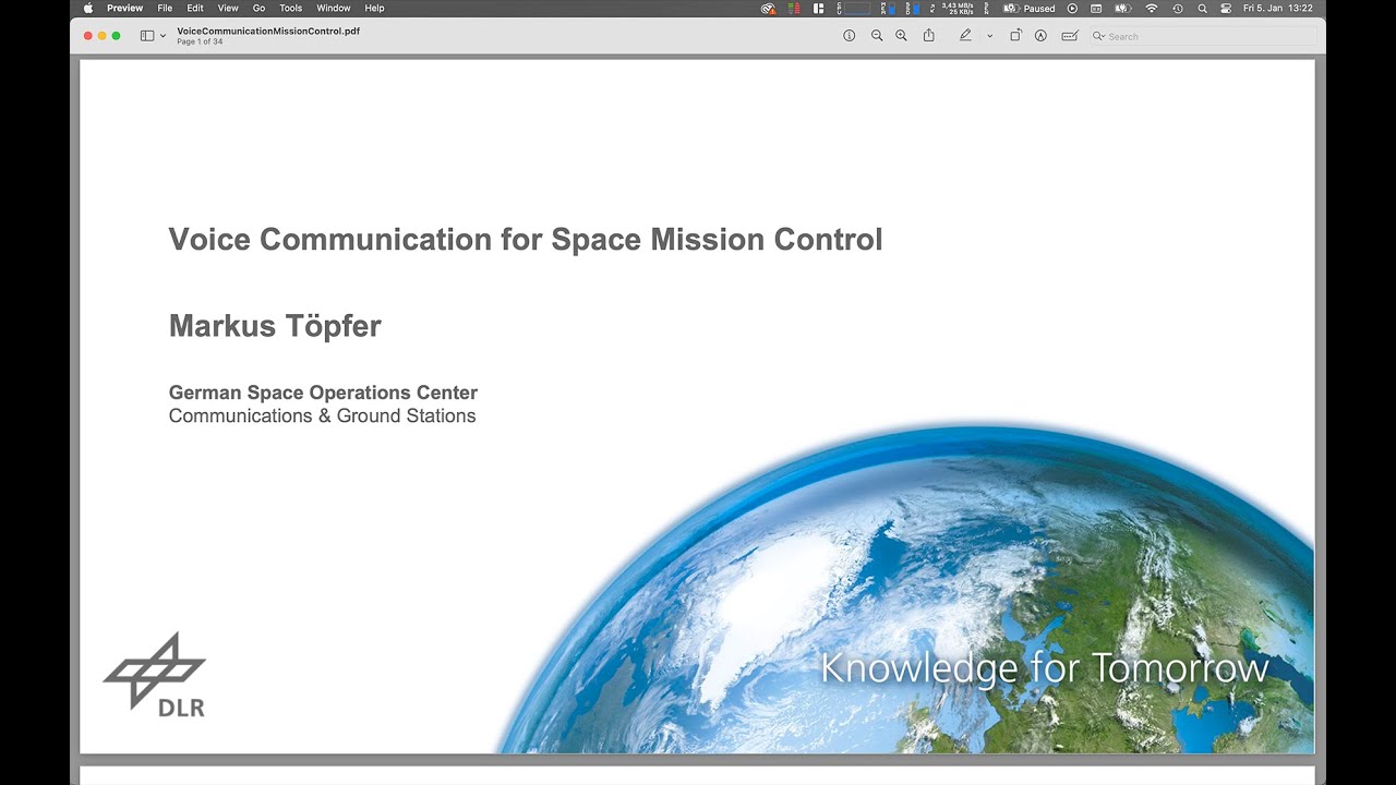 Voice Communication for Space Mission Control - YouTube