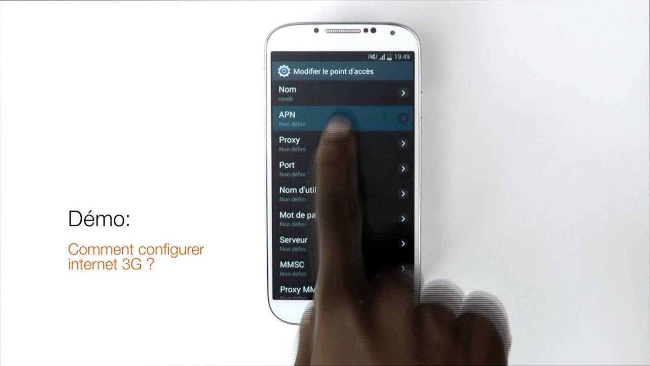 Comment configurer internet 3G+ sous son android ? - YouTube