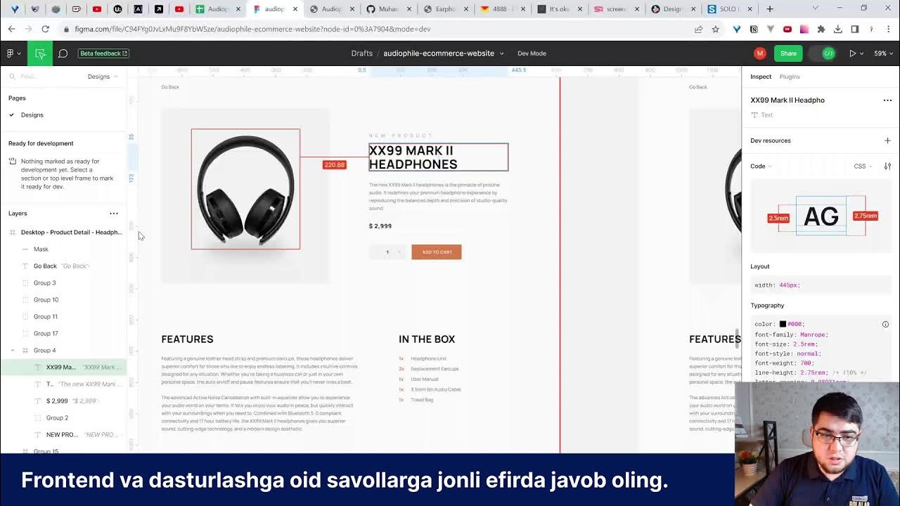 Frontend amaliyot 44-kun. FrontendMentor challenge #100daysofcode - YouTube