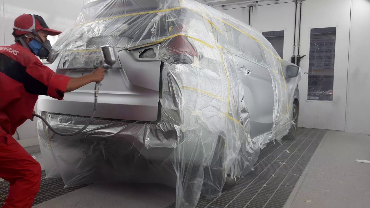 Sơn Xe Mitsubishi/Quy Trình Sơn Xe Ôtô/Sơn Ôtô/Paint Color Car/Xpander ...
