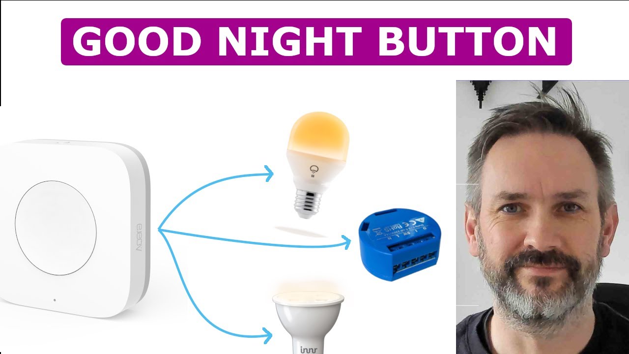 Home Assistant Automation Idea: A Good Night button - YouTube